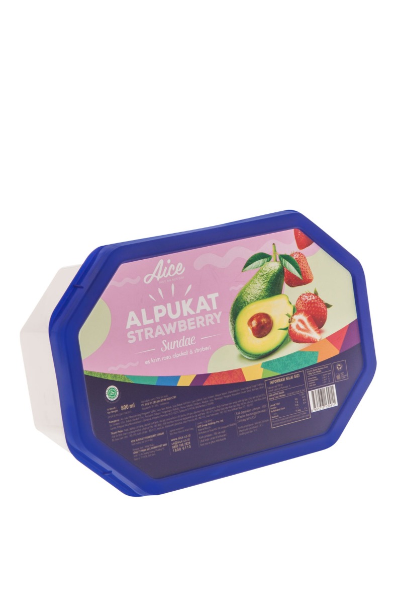 Container Aice Vanilla Chocolate Sundae 800ml TW-CT 93 | PT Biggy Cemerlang